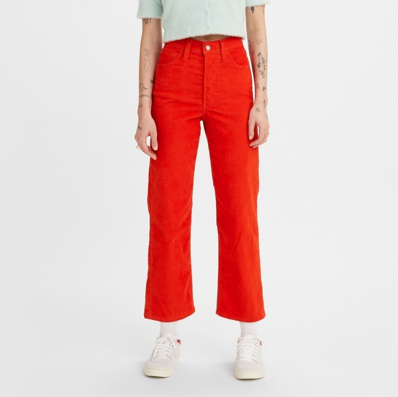 Levi's | Pants & Jumpsuits | Nwt Levis Valiant Poppy Corduroy Ribcage ...